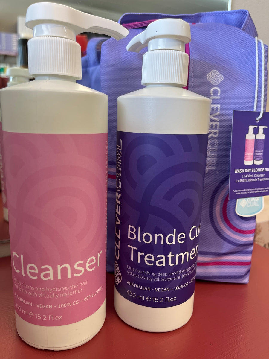 Clever Curl Wash Day Blonde Duo – Snipz Hair & Tanning
