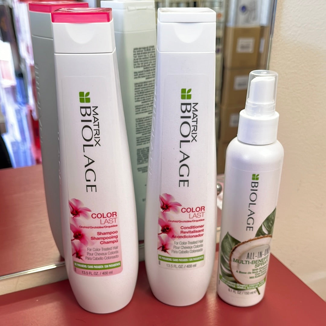 Matrix Biolage Colour Last Shampoo conditioner plus all in one multi b ...