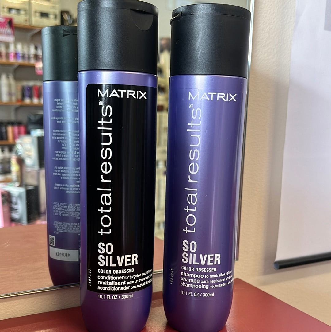 Matrix Total Results So Silver Shampoo and Conditioner 300ml Duo ...