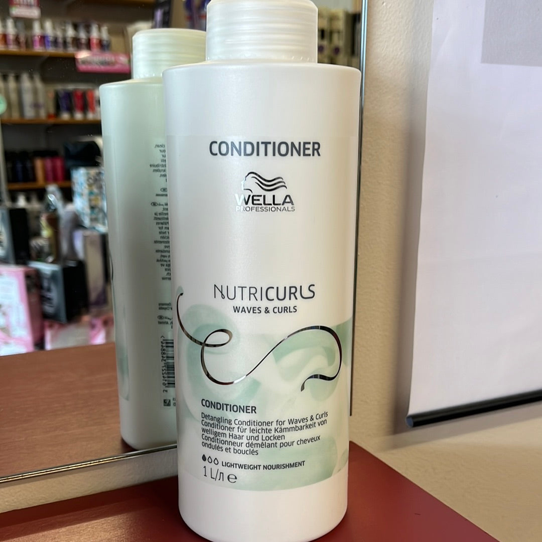 Wella Nutri Curls Detangling Conditioner 1 Litre – Snipz Hair & Tanning