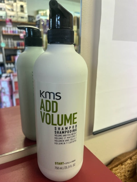 KMS 750ml Add Volume Shampoo WITH A PUMP – Snipz Hair & Tanning